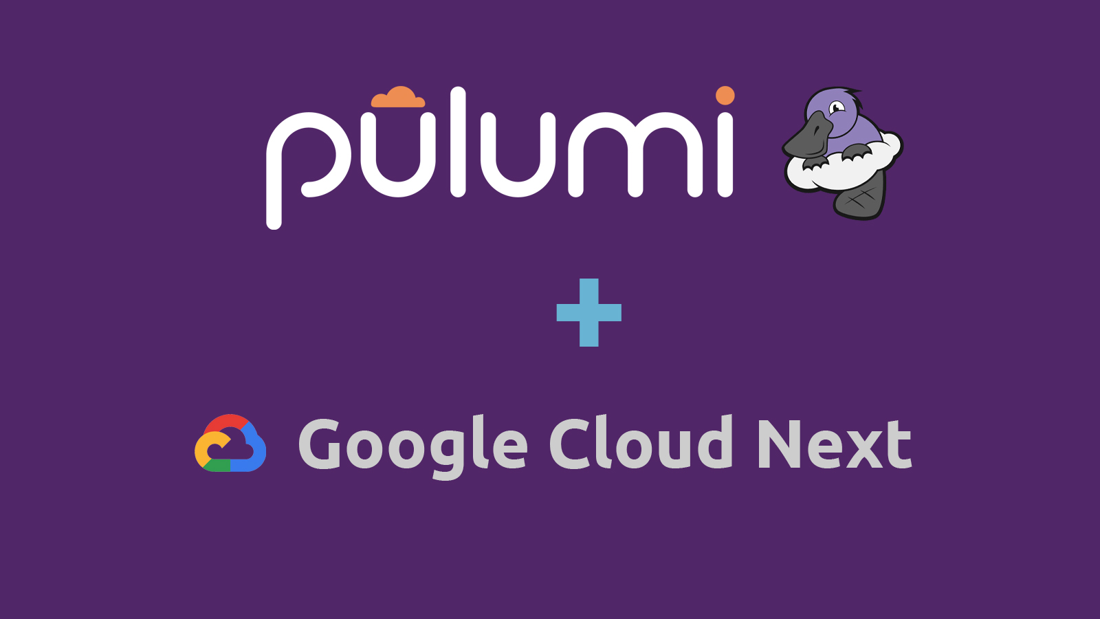 Meet Pulumi At Google Cloud Next